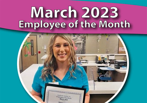 March 2023 Employee of the Month Malorie Sellers | CareSouth Carolina